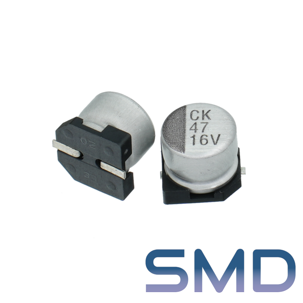 47мкФ 16В / SMD / 6,3x5,5 / 105 С / конденсатор электролитический (10шт)