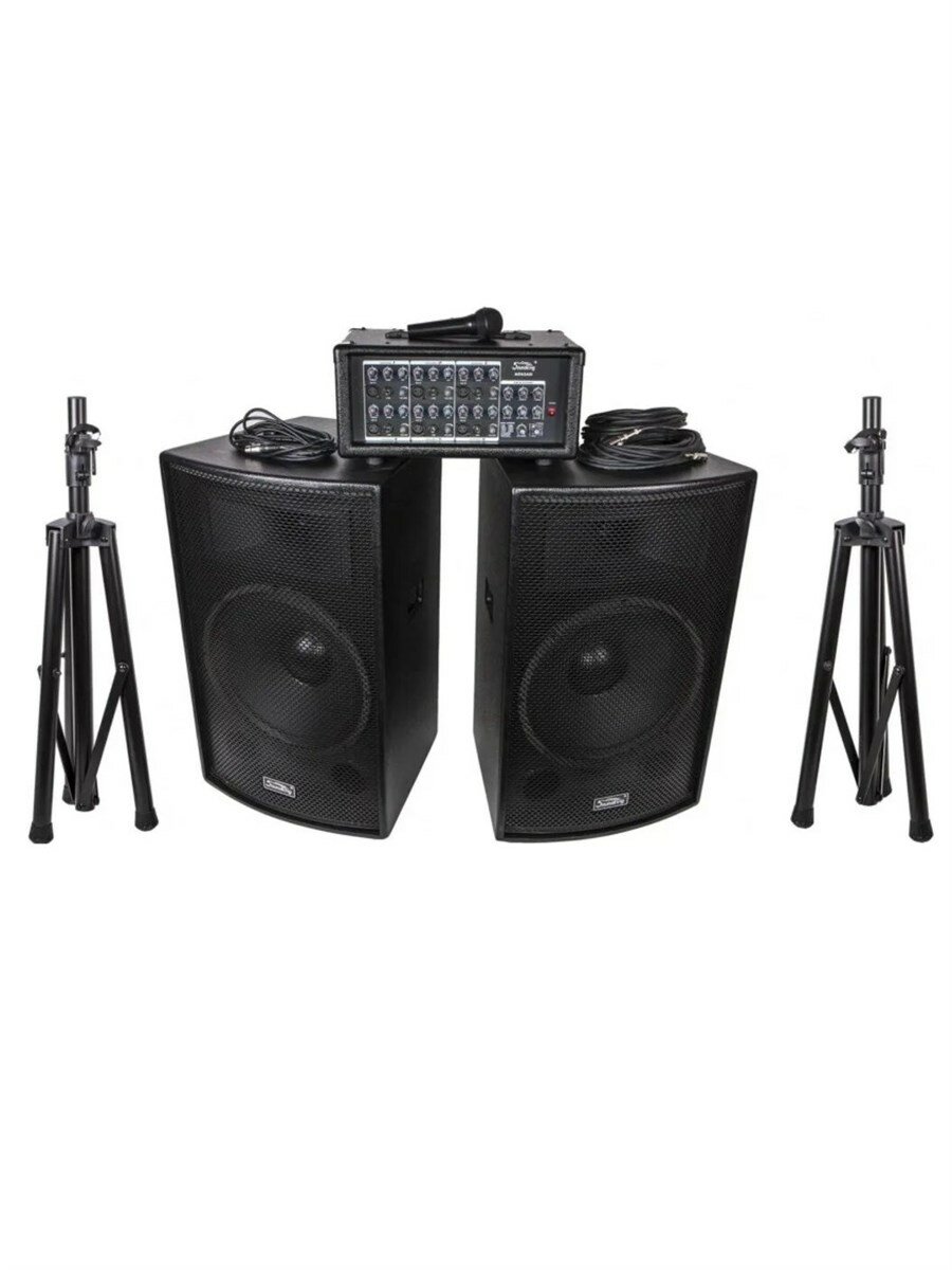 Комплект акустической системы Soundking 2х250Вт ZH0602D15LS