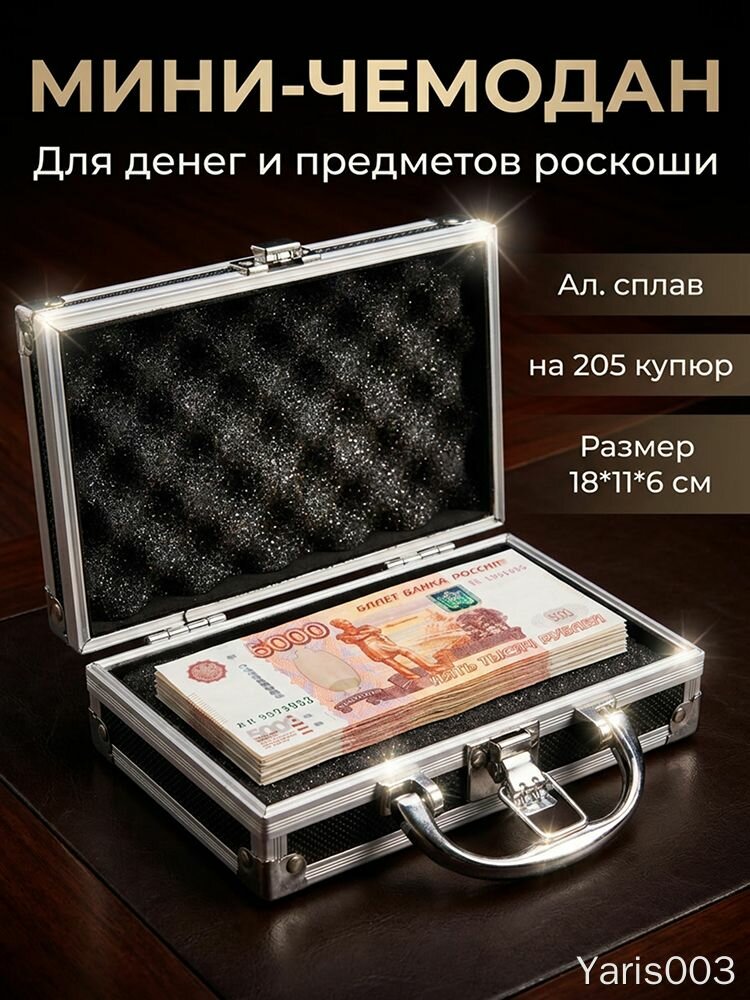 Мини чемодан для денег подарочный конверт на свадьбу день рождения