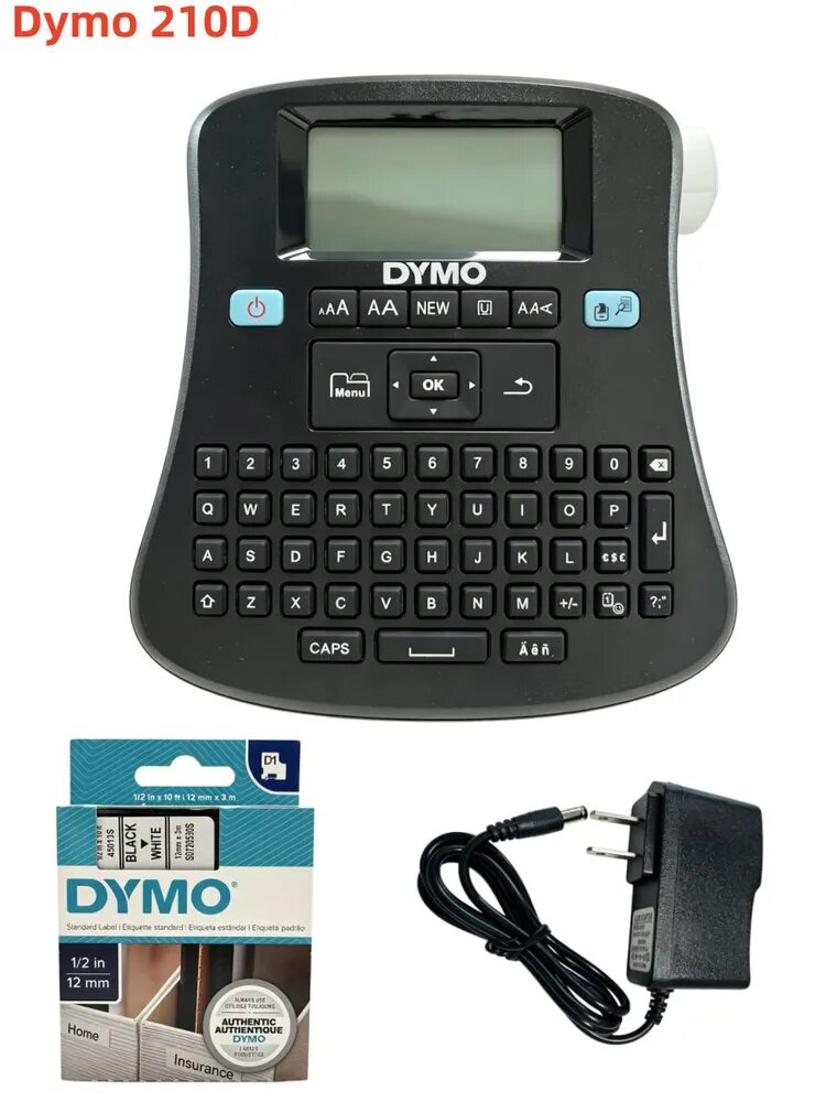 DYMO Принтер для наклеек, этикеток термотрансферный , черный