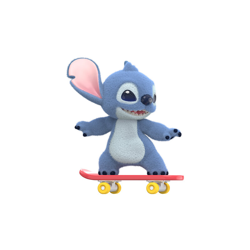 Набор коллекционных фигурок-сюрпризов TOP TOY x Disney Hello Stitch, Gift Not Included, Confirmed Style - Skateboard (Unbox and Unbag)