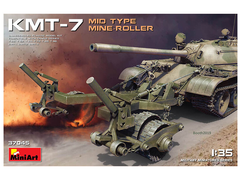MA37045 1/35 Сборная модель Колейный Минный Трал KMT-7 Середнего Типа