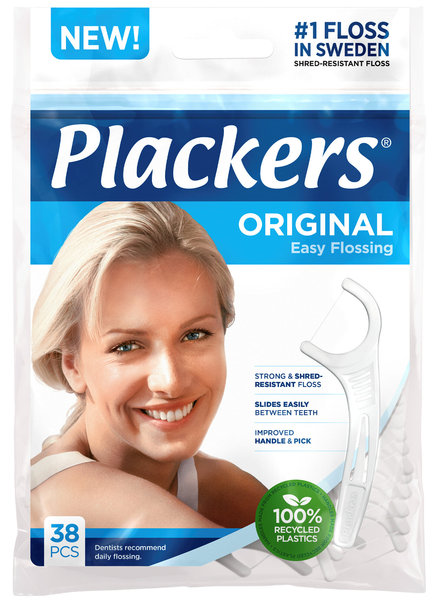 Флоссеры Plackers Original (38 шт.)