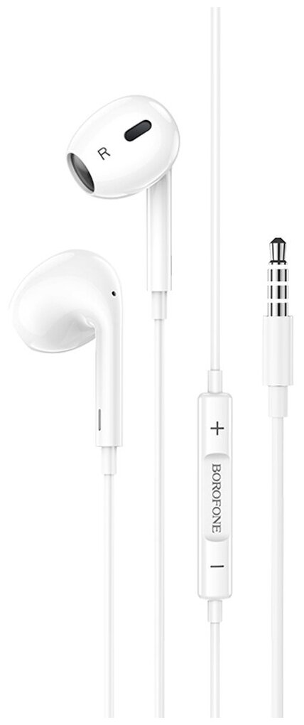 Наушники внутриканальные MODORWY MD1106, Max, mini Jack 3.5 мм, 1.2 м, цвет: белый