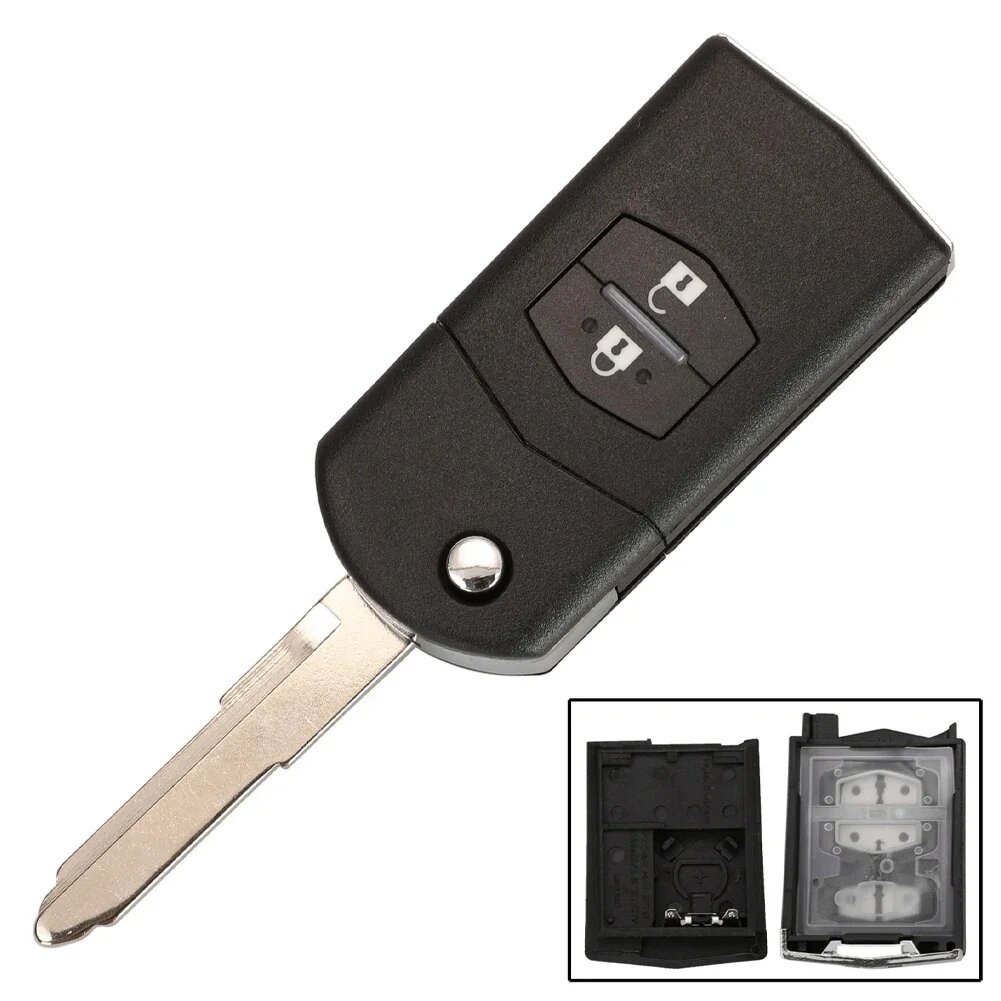 Брелок для ключа Mazda 2/3/5/6/CX-7/CX-9/MX-5, 2/3 кнопки, цвет A