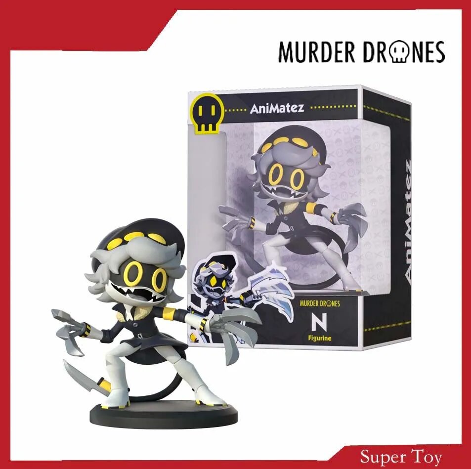 100% Genuine Murder Drones, небольшие скульптуры, игровые коллекционные фигурки IP.(Animatez)