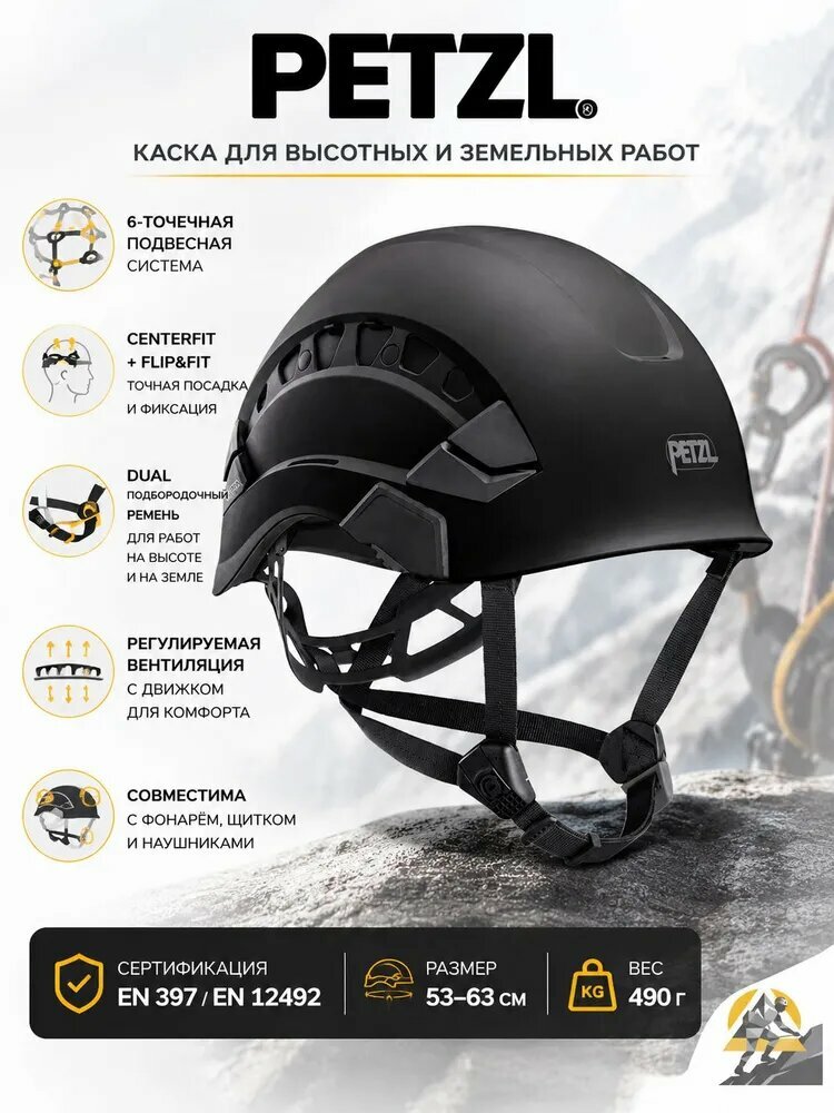 Petzl Каска альпинистская, размер: Универсальный