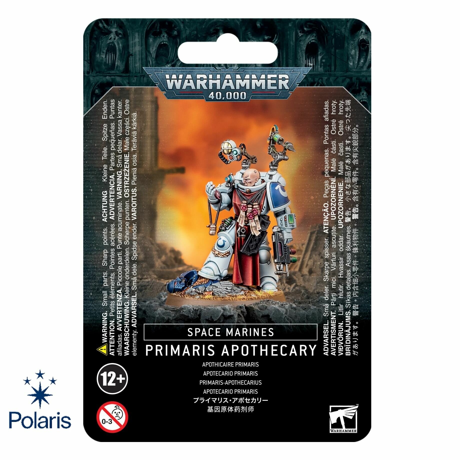 Warhammer 40000 Space Marines Primaris Apothecary Миниатюра для настольной игры