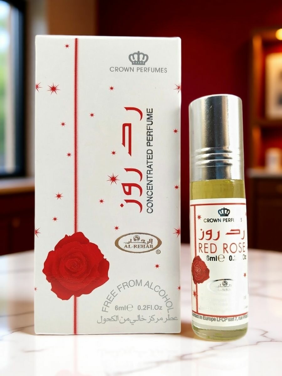 Масляные духи Al Rehab Red Rose 6мл