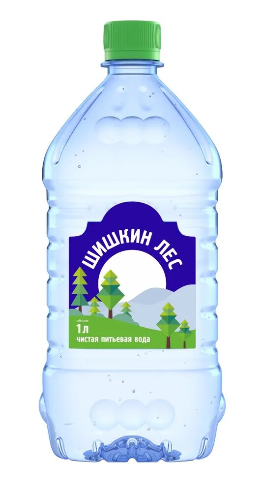 Вода негазированная Шишкин лес, 1 л