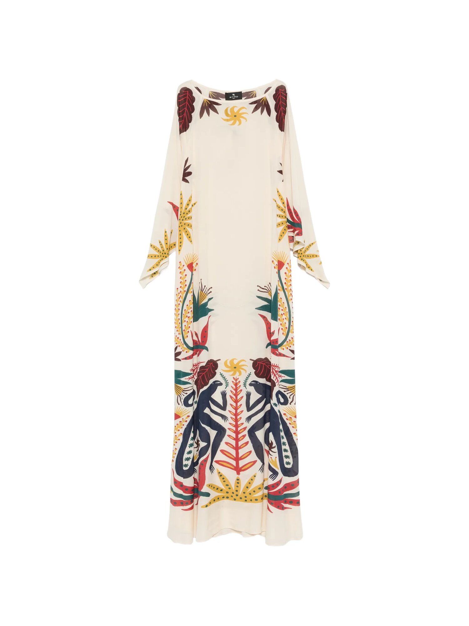 Платье Printed long-sleeved maxi dress
