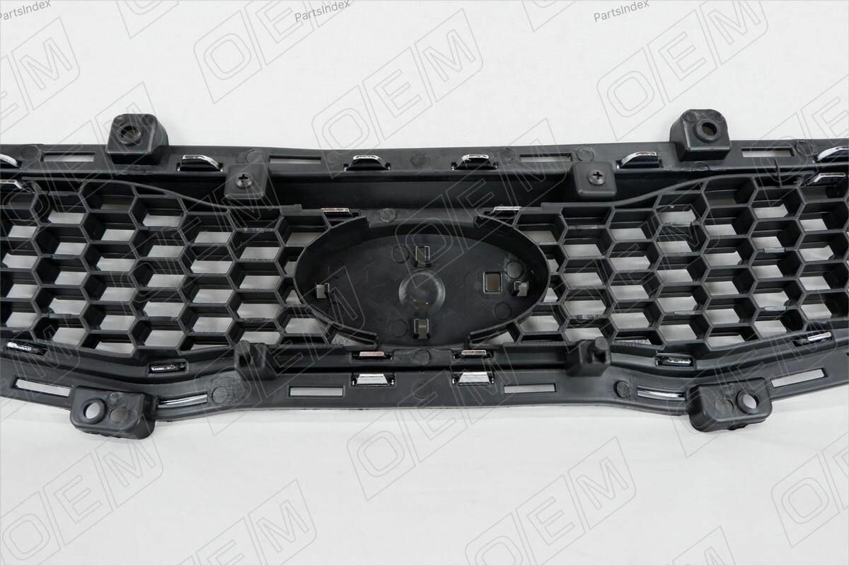 Решетка радиатора Kia Picanto 2 TA 2015-2017, под окантовку, O.E.M. OEM3183