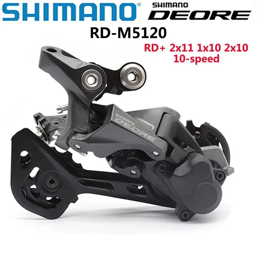 Переключатель Shimano Deore M4100 1x10 скорости черный RD-M5120
