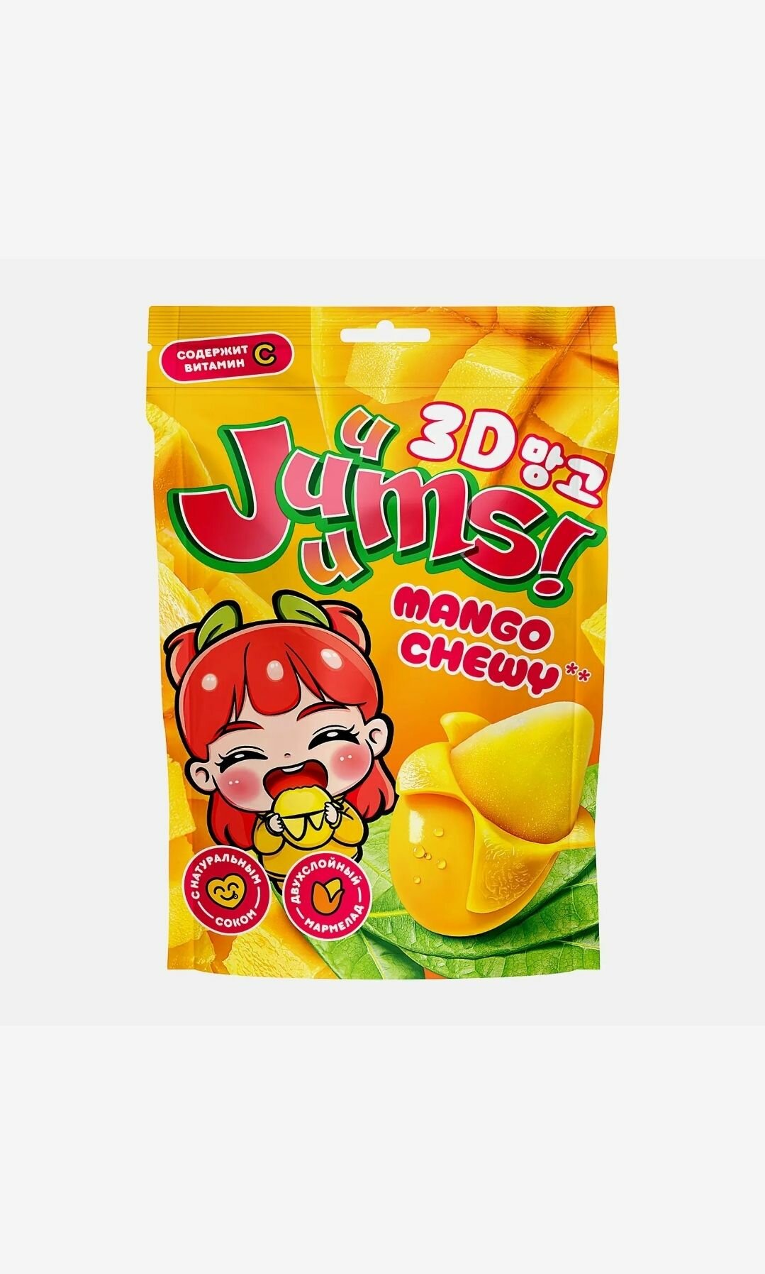 Жевательный мармелад манго с начинкой Juuums 70 г