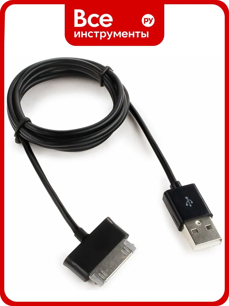 Кабель USB Cablexpert, AM/Samsung для Samsung Galaxy, Tab/Note, 1м, пакет, черный CC-USB-SG1M