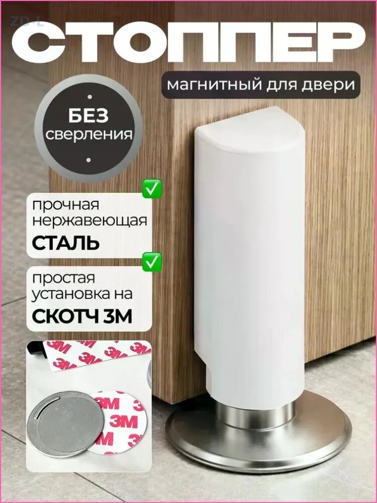 Стоппер для двери магнитный
