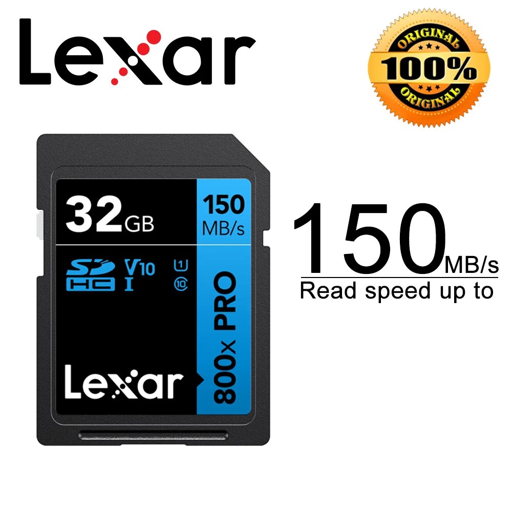 Карта памяти Lexar 800X Pro 32/64/128/256 ГБ SD 32GB