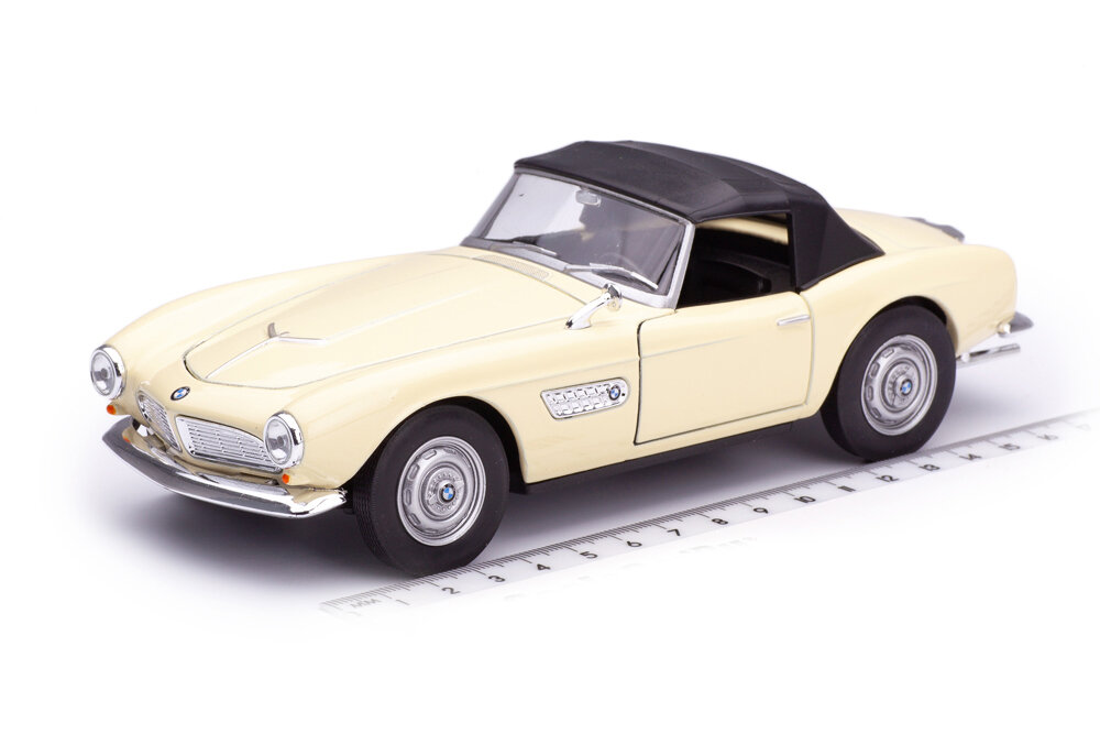 Модель коллекционная WELLY Bmw 507 с тентом / бмв 507 бежевый