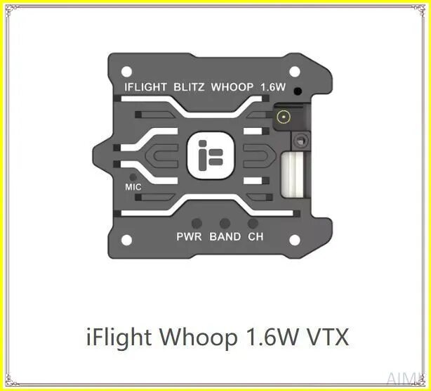 VTX BLITZ Whoop 5.8G/4.9G 2.5Вт/1.6Вт, 40CH Raceband, микрофон, 2-8S 25.5x25.5мм