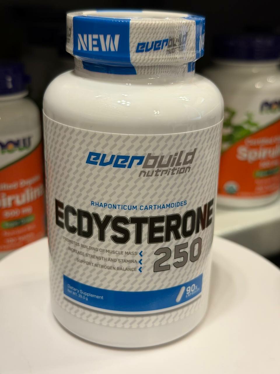 Everbuild Nutrition Ecdysterone 250 - Экдистерон для мышц 90 капсул
