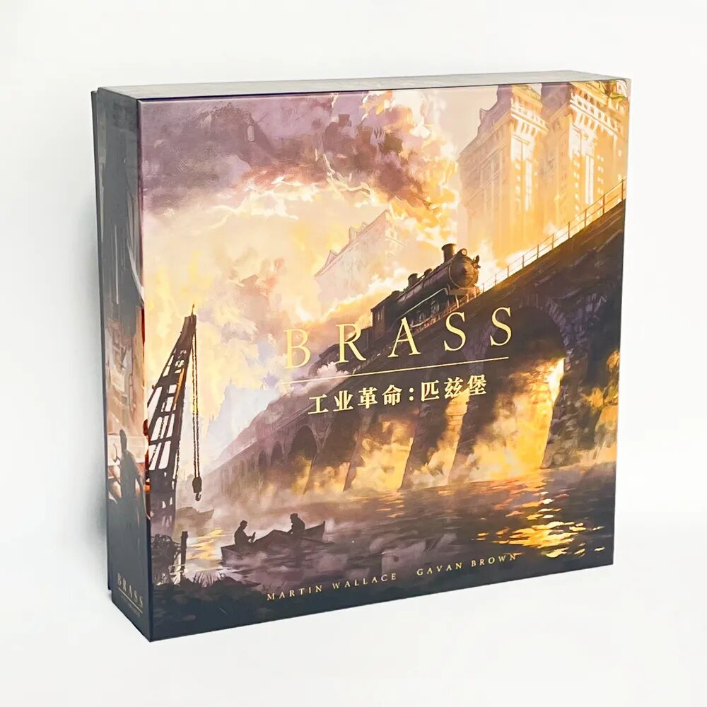 Настольная игра Brass: Pittsburgh Экономическая Стратегия для Взрослых, Подарок на Праздник, Большая Коробка, Делюкс-Издание