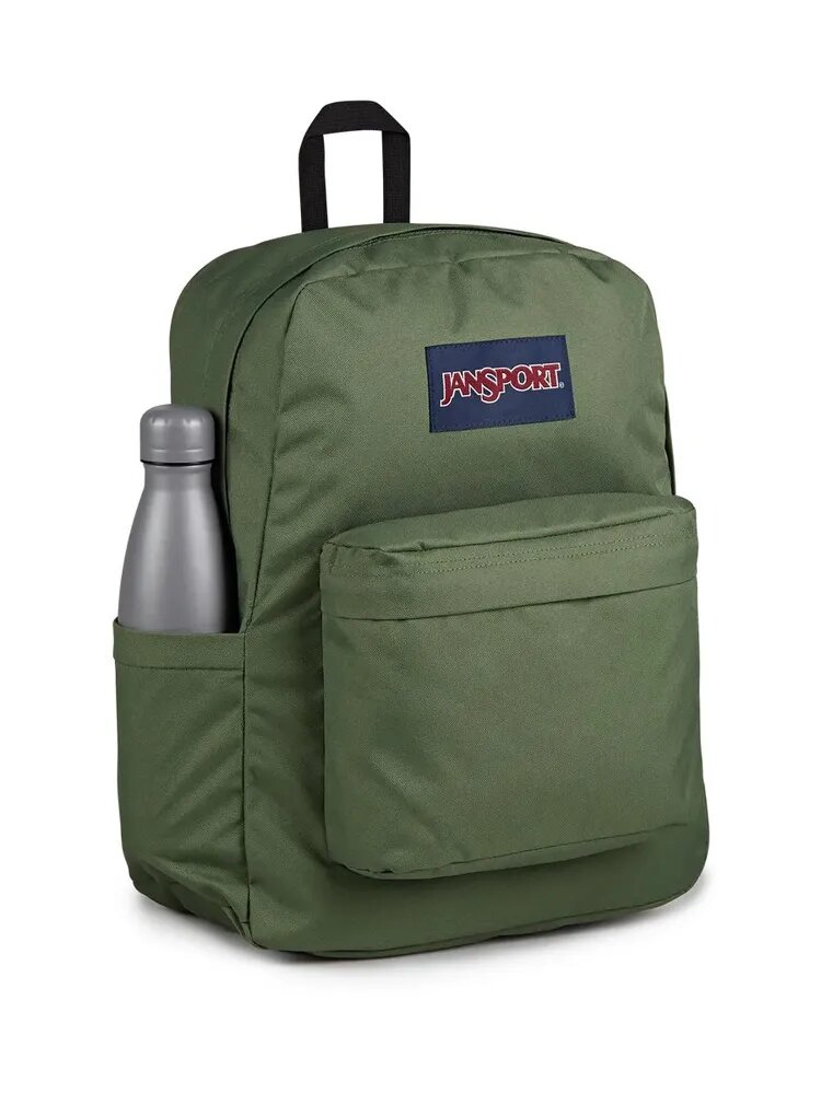 JanSport Рюкзак SuperBreak, зеленый оливка, средний, 20-30 л, политекс — фото 1