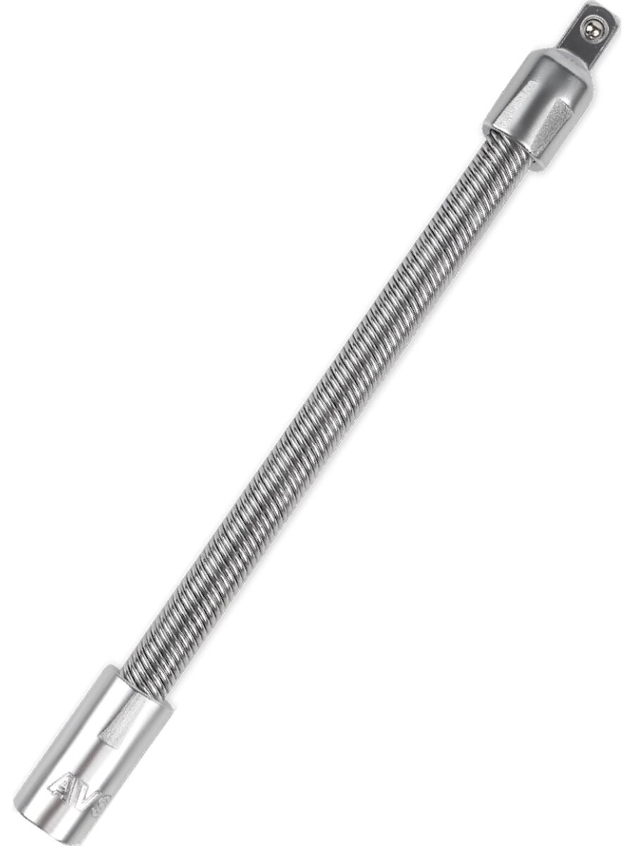 Удлинитель гибкий 1/4"DR AVS UG14150 (150 мм) - материал хромованадиевая сталь, твердость 45-48 HRC, сатиновое покрытие