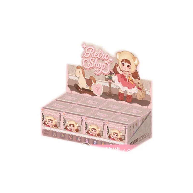 MEET PHOENIX FOX TOY Коллекционная фигурка из слепой коробки Розовый, A set of 8
