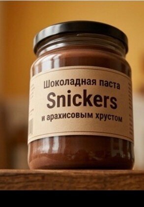 Шоколадная паста основа Snickers 900 gr с орехом и карамелью