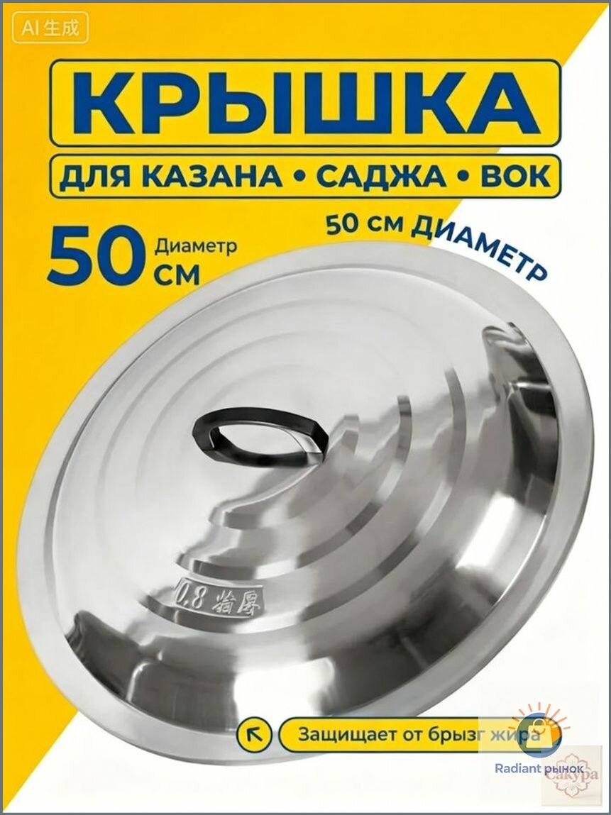 Крышка, 1 шт, диаметр: 50 см