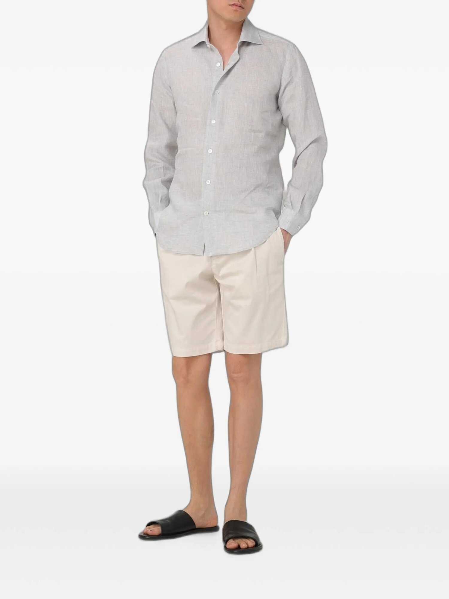 Рубашка Eleventy Linen shirt, размер XL — фото 1