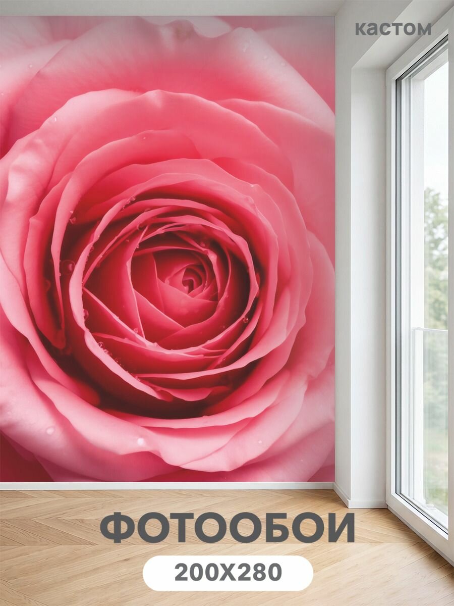 Фотообои на стену флизелиновые 3d Розы 200х270 см
