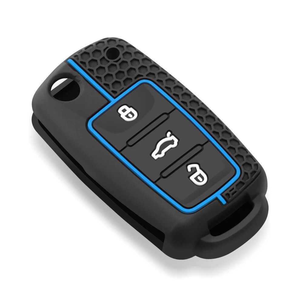 Модный Силиконовый Чехол Для Ключей Volkswagen Polo Tiguan Passat B5 B6 B7 Golf 4 5 6 MK6 Jetta Lavida Skoda Octavia Seat - Ф.