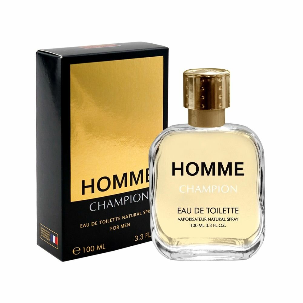 Туалетная вода для мужчин Delta Parfum Homme Champion 100 мл / Духи Дельта Парфюм Хомме Чемпион