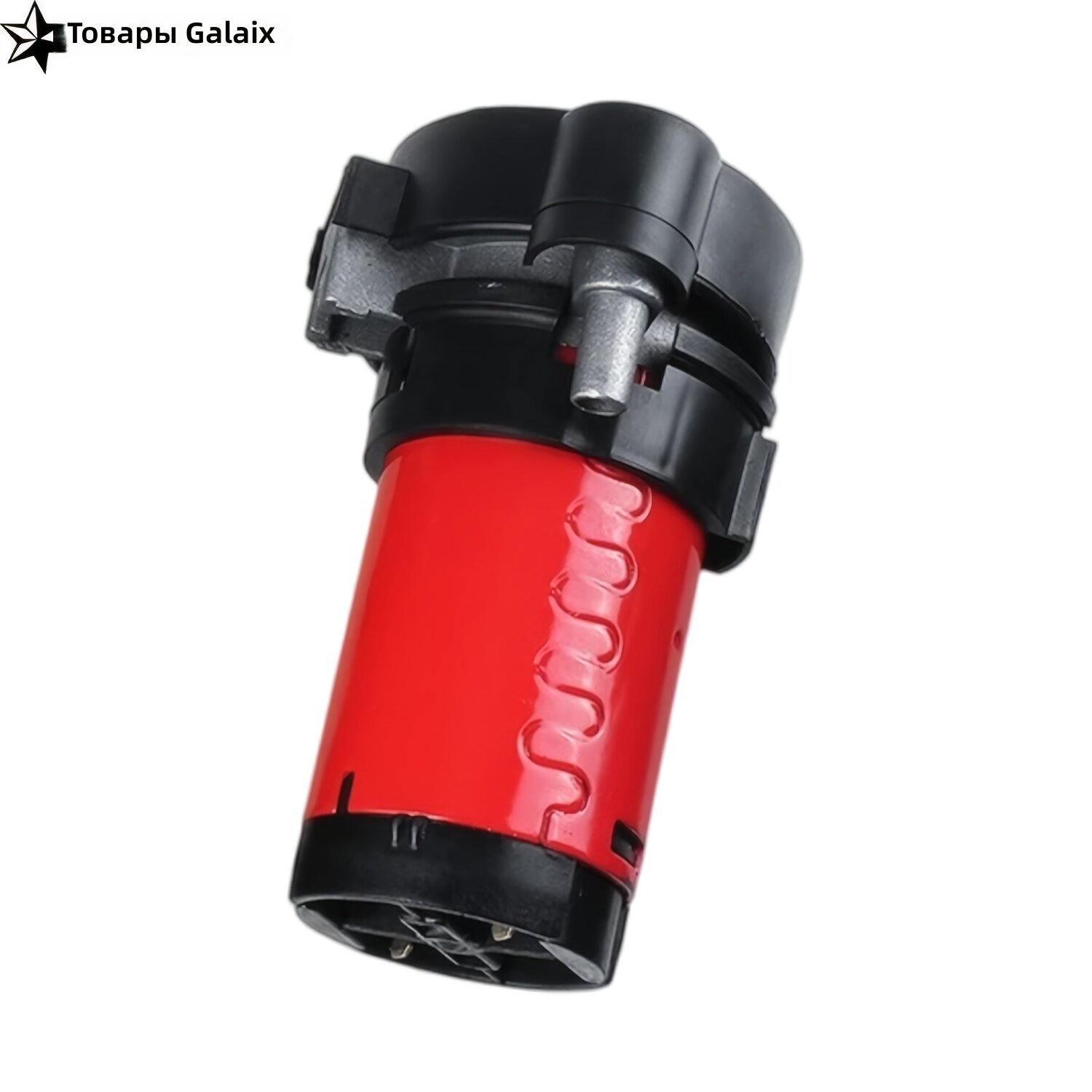 Воздушный компрессор 12V для клаксона, красный, для автомобилей, грузовиков, фургонов, поездов и лодок