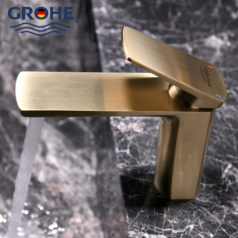 Смеситель для раковины GROHE (высокий / низкий), латунный корпус, для раковины и накладной чаши
