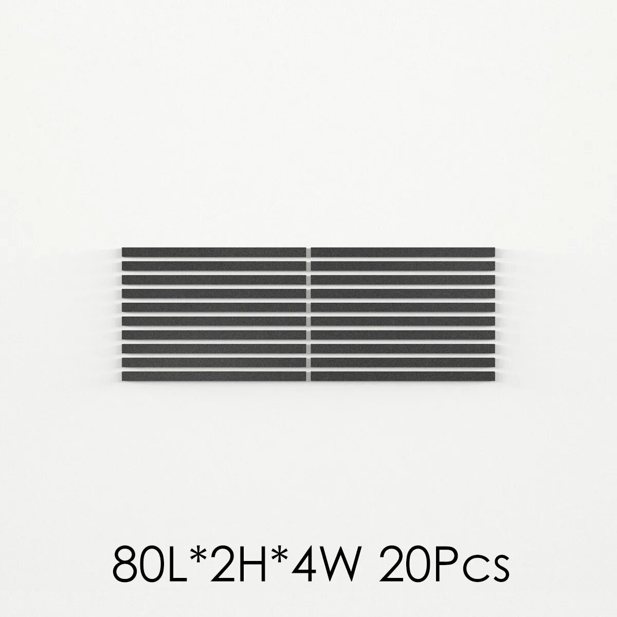 20 шт. Универсальная пенопластовая прокладка для клавиатуры Suptmv 80x4x2MM 20PCS