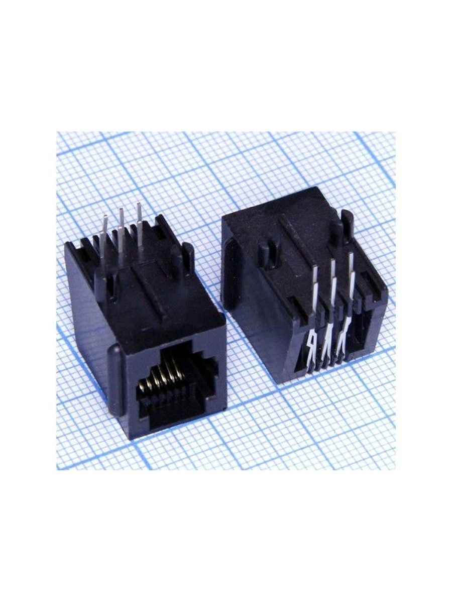 TJ2-6P6C разъем, (упаковка 9шт)