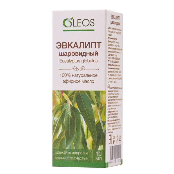Масло эфирное эвкалипт Oleos/Олеос 10мл
