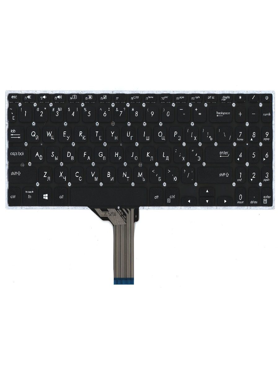 Клавиатура для ноутбука Asus Vivobook S15 X530 черная