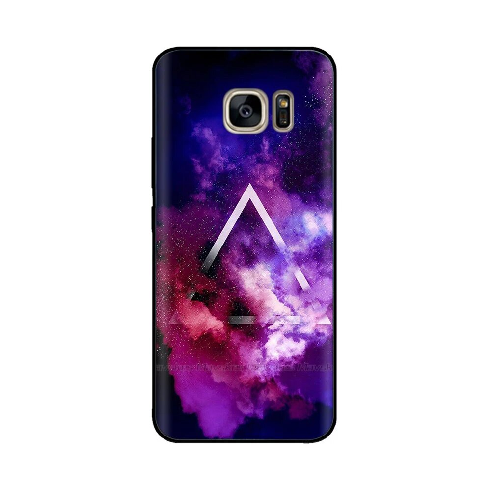 Чехол Samsung Galaxy S6 Edge, фиолетовый, S6, TPU