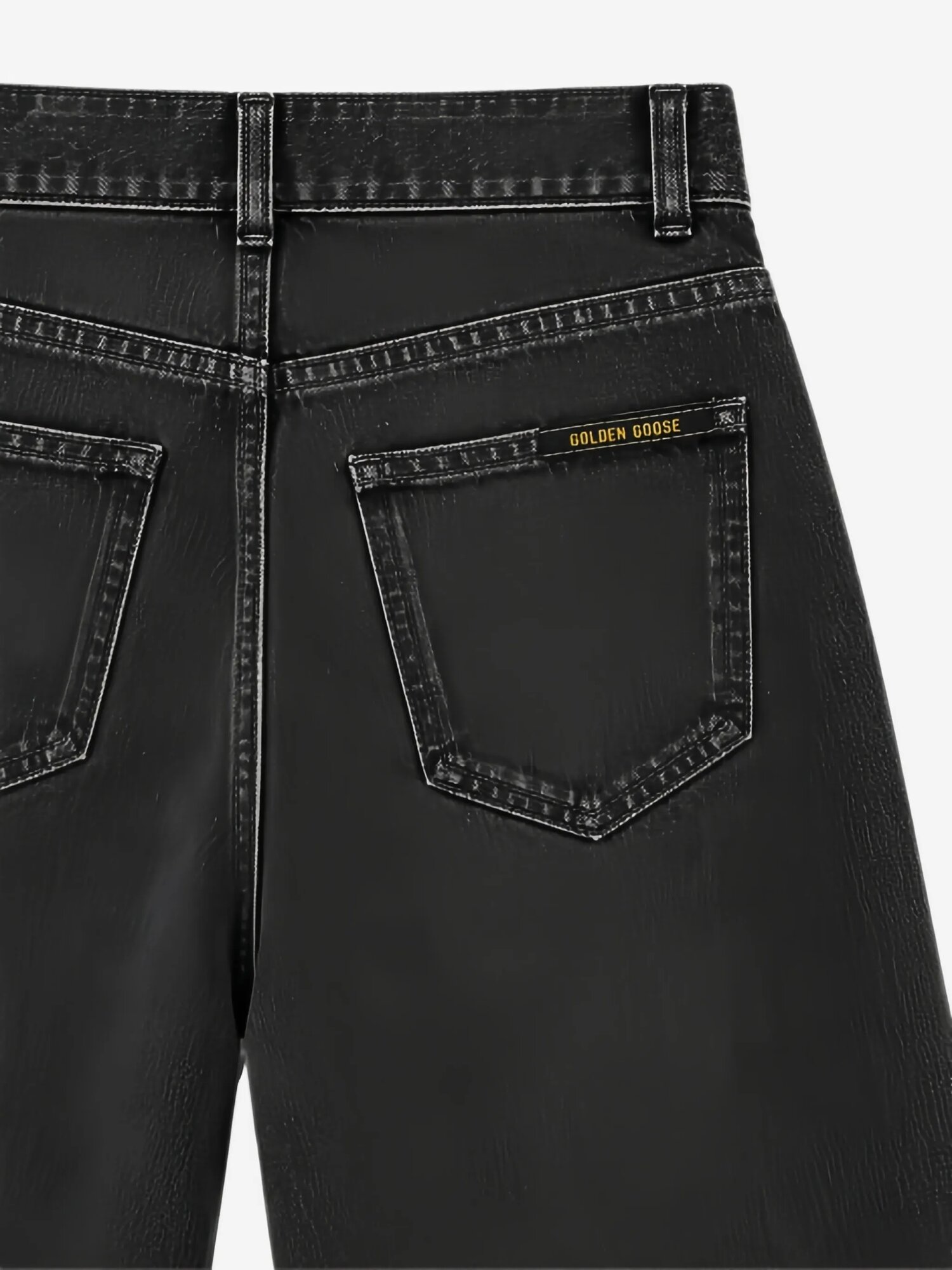 Джинсы Golden Goose Stud-embellished logo-pattern jeans, размер 8 лет, серый — фото 1
