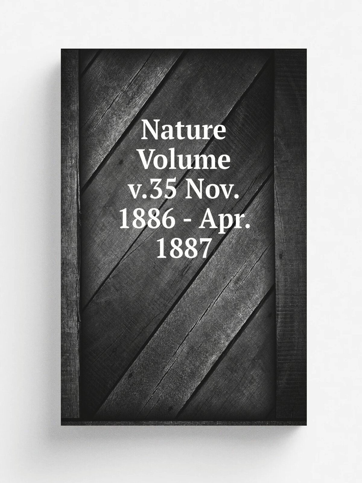 Nature Volume v.35 Nov. 1886 - Apr. 1887 | Репринт