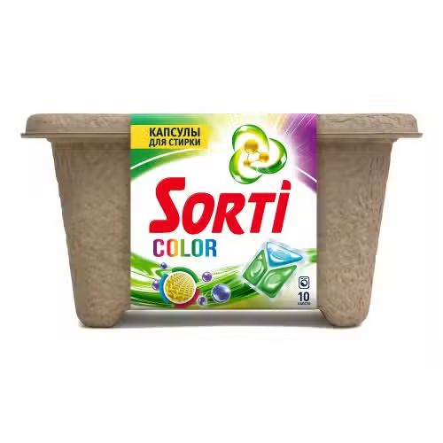 Капсулы Sorti Колор для стирки 10 шт 300 г