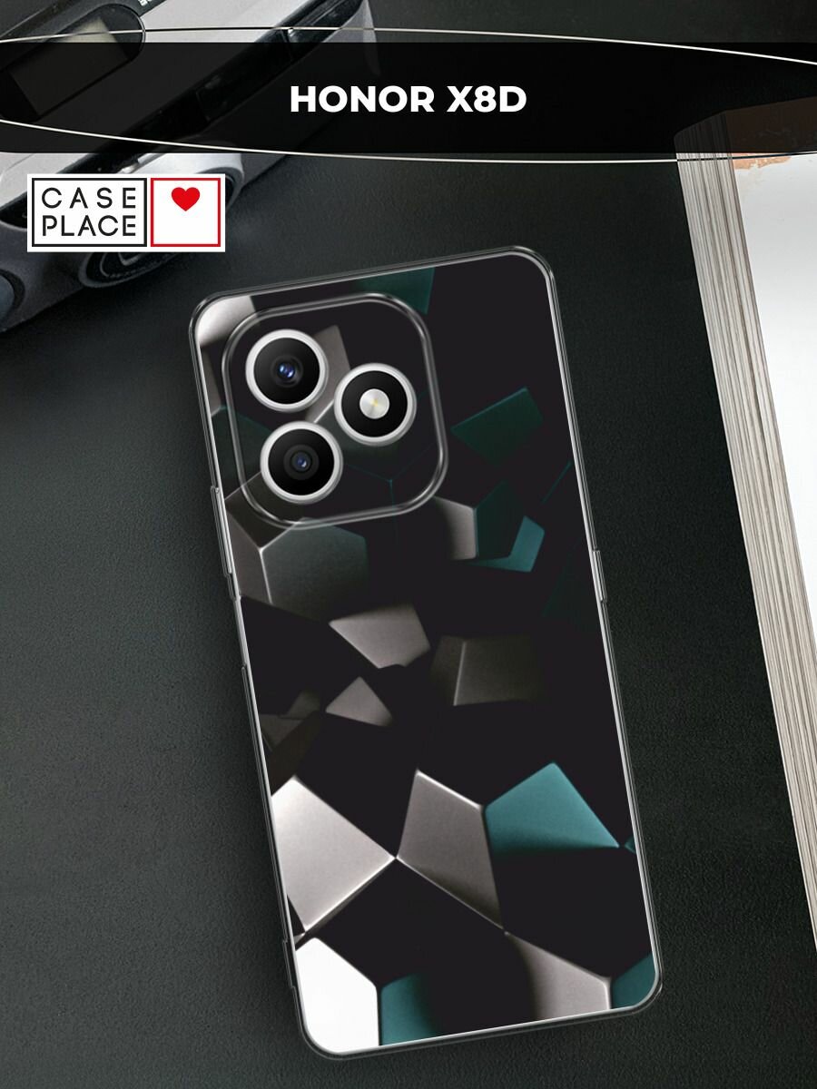 Силиконовый чехол на Honor X8d / Хонор X8d с принтом Геометрия 20