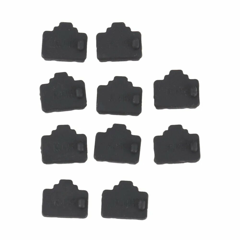 Порт концентратора Ethernet RJ45 Защитная заглушка с защитой от пыли 10 шт. Черный
