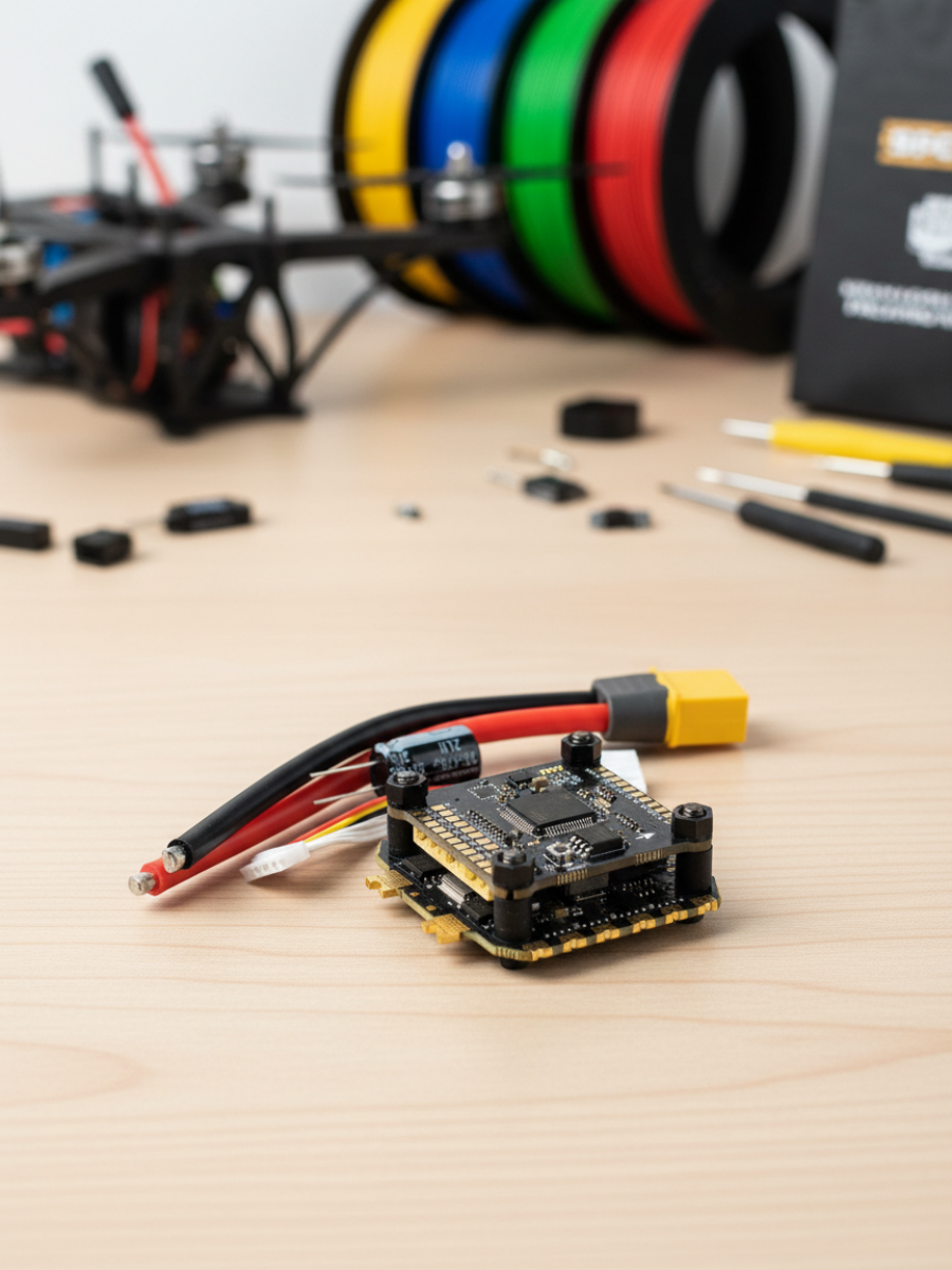 Полетный контроллер стек Spedix FC405 + ESC 55A для квадрокоптеров