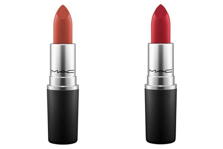 Набор матовых помад женский MAC Bullet Shape Fog Bomb, оттенок Exclusive Miss 316+DUBO, 2 шт.