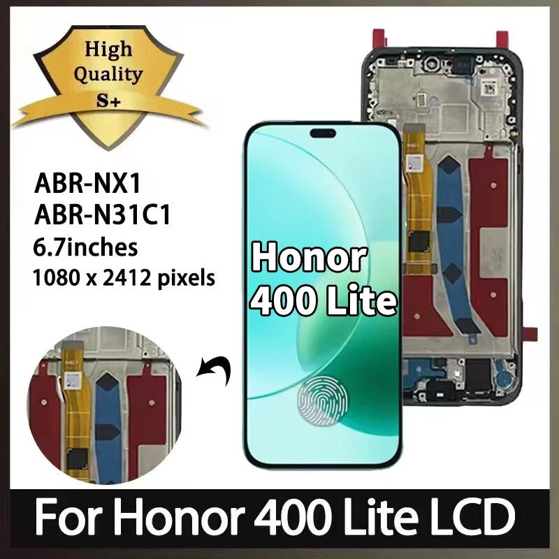 Дисплей Honor 400 Lite Black With Frame 6.7"