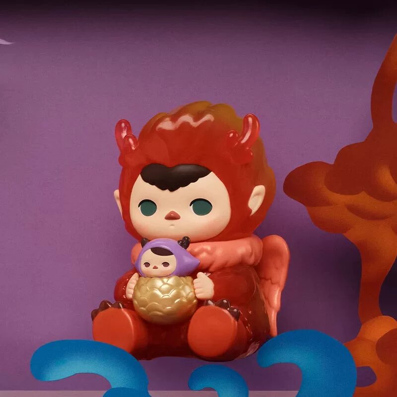 Официальная фигурка с глухим ящиком POP MART PUCKY Meaty Dragon, 1 шт, тематическая игрушка для коллекционеров